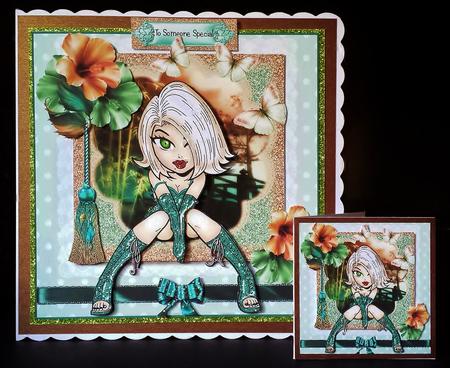 The Cabaret Card Front Kit - CUP603450_1483 | Craftsuprint