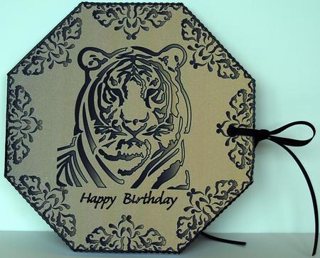 Majesty Octagon Shaped Card - CUP36432_96 | Craftsuprint