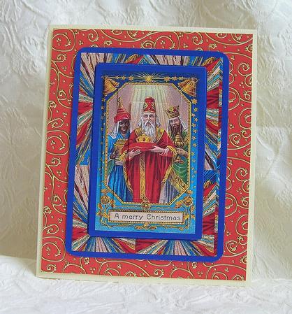 The Three Kings - Card Front & Pyramid Sheet - Photo by Key Lime Pi Designs