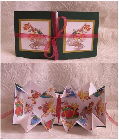 Exploding Card, Mythical Christmas Beasts - CUP21964_66 | Craftsuprint