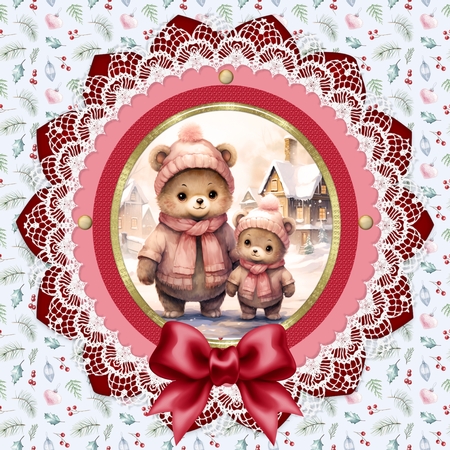 Mama and baby bear - Photo by Del Neubauer