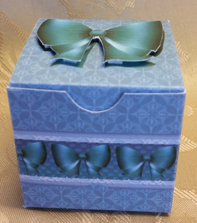 Small gift box with bows - CUP715086_2101 | Craftsuprint