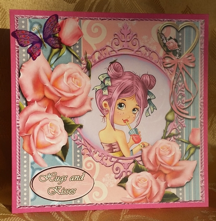 Beautiful topper for Sweet Springtime Girl - CUP717797_986 | Craftsuprint