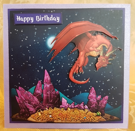 DRAGONS TREASURE QUICK CARD SHEET - CUP823825_57683 | Craftsuprint