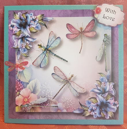 A Flight Of Dragonflies 8x8 - Photo by Del Neubauer