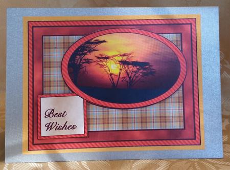 Sunset & Trees Quick Card - CUP406072_173 | Craftsuprint