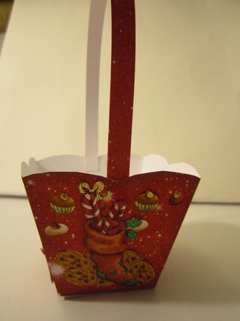 Cute Christmas Gift Basket with Elements - CUP277929_1446 | Craftsuprint