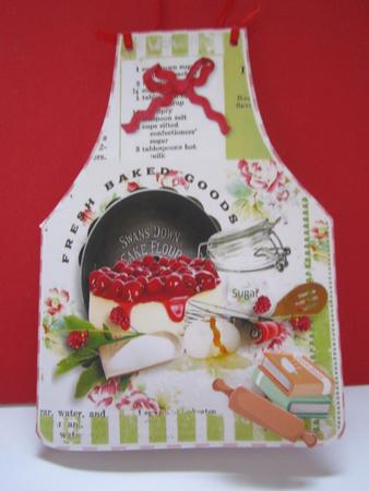 Fresh Baked Recipe Apron Shaped Card with Pocket Insert - CUP509274_503 ...