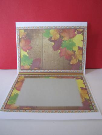 Autumn Leaves Insert - CUP574818_819 | Craftsuprint