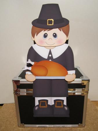 3D on the Shelf Card Kit - Little Thanksgiving Pilgrim Myles ...