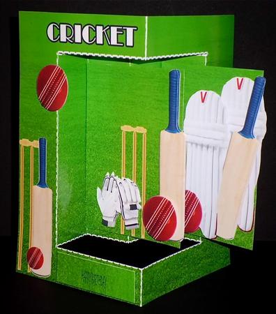 W Fold Cricket Card Easy - CUP315608_49 | Craftsuprint