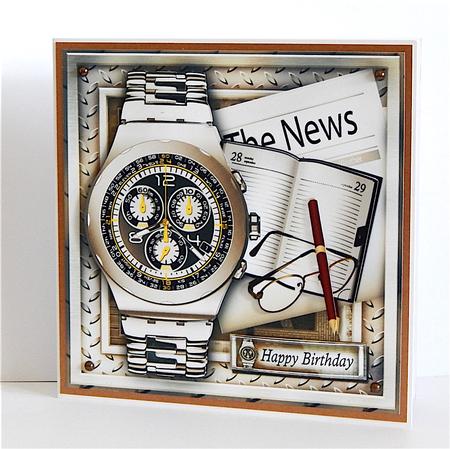 Male Watch Card - CUP675673_1641 | Craftsuprint