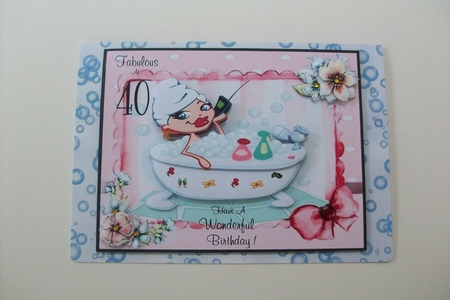 Bath Time Fun - 40th Birthday - CUP793638_16808 | Craftsuprint