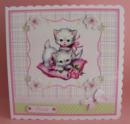 Cute Kittens Card Topper & Decoupage - CUP620042_1894 | Craftsuprint
