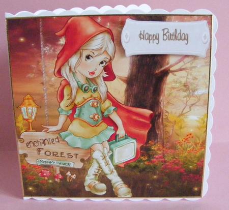 Red Riding Hood Card - Photo by Diana Holmes