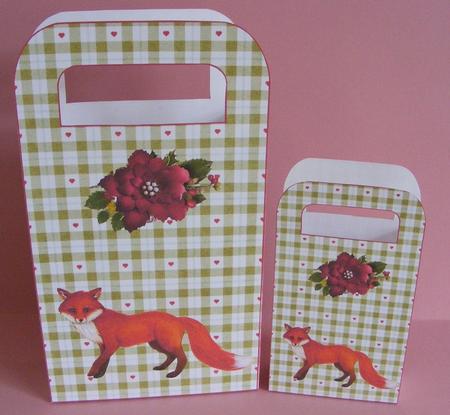 Beautiful Fox Christmas Gift Bag - CUP638901_1894 | Craftsuprint