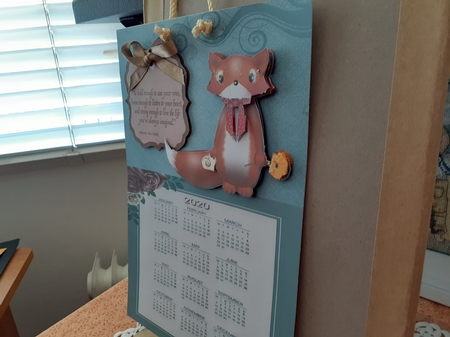 Little Fox Wall Calendar 2020 - CUP1015677_37881 | Craftsuprint