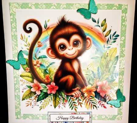 Jungle Animals / Monkey Card fronts - Photo by Diane Hitchcox Greeting ...