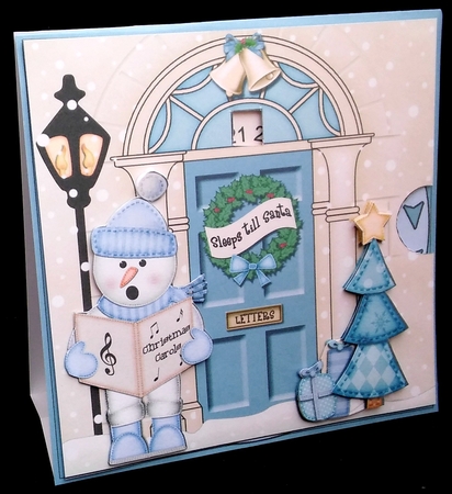 3D Singing Snowman Christmas Door Countdown Animated Card - Photo by ...