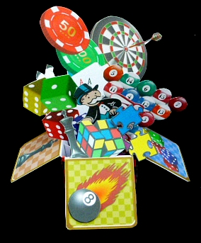 POP UP 3D BOX CARD KIT - GAME NITE - CUP756260_2049 | Craftsuprint