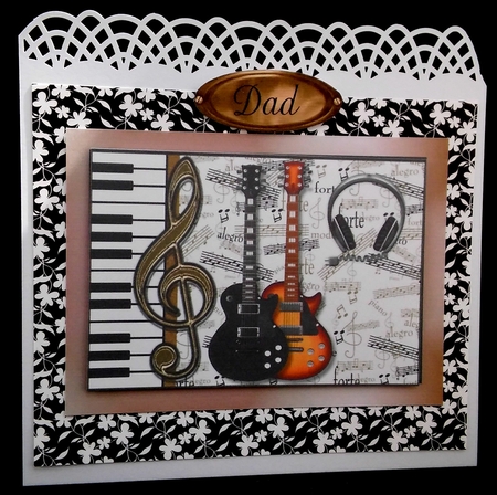 Male card Life is Music - CUP770555_936 | Craftsuprint