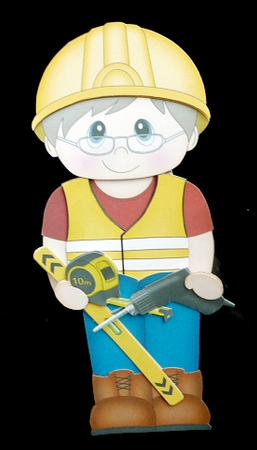 3D On the Shelf Card Kit - Older Workman Ross is ready for work ...