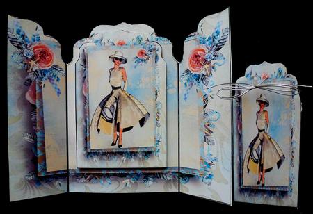 Fancy Easel Lady Mini Kit - CUP570771_452 | Craftsuprint