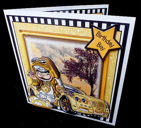 King Bling! Card Front Kit - CUP610945_1483 | Craftsuprint