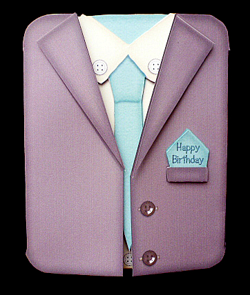 Jacket and Shirt Shaped Card Kit - CUP625565_1483 | Craftsuprint