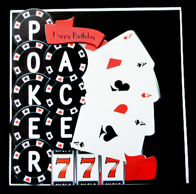 Poker Ace - Shaped Toppers - Photo by Diane Hitchcox Greeting Cards