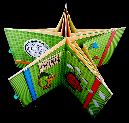 3D Golf Carousel Card Kit - CUP664102_359 | Craftsuprint
