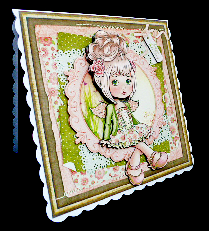 Cute Angel Cardtopper 795 - CUP665513_2166 | Craftsuprint