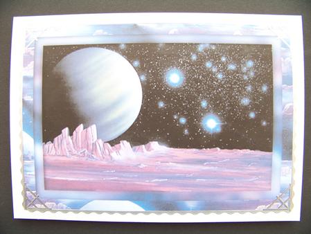 Space Scenes - A4 Framed Backgrounds/card Fronts 4 - CUP109718_168 ...