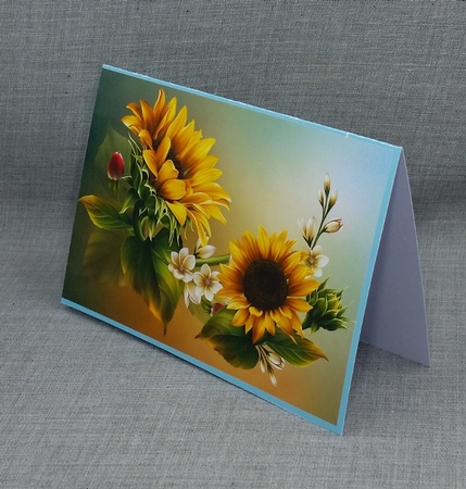 SUNFLOWERS NOTE CARDS NOTELETS - CUP724360_2049 | Craftsuprint