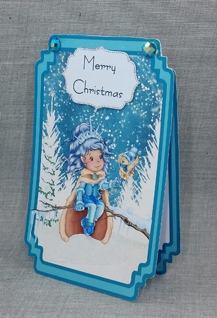 Winter Princess With Verse Card - CUP745168_4063 | Craftsuprint
