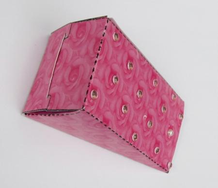 Bright Pink Roses Cake Slice Gift Box - CUP334569_572 | Craftsuprint