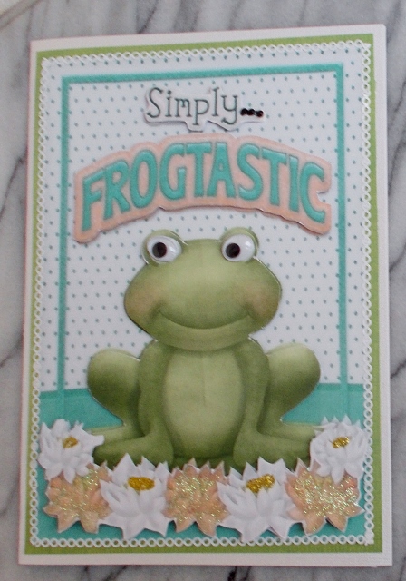 Simply Frogtastic! A5 Topper - CUP600319_1777 | Craftsuprint
