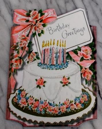 Print, Cut, and Fold, Beautiful Birthday Cake - CUP607815_1398 ...