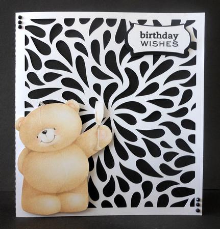 509 Fancy Raindrops Card - CUP692709_1415 | Craftsuprint