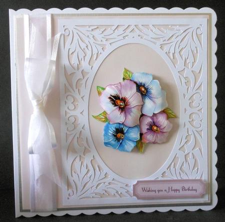 Flourish Frame Card Front - Topper multi formats - CUP692927_1929 ...