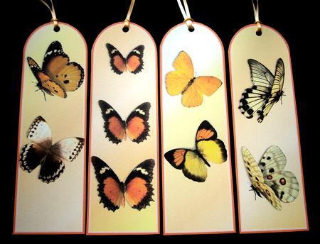 Butterfly Chase - Bookmarks - Gold N Browns - CUP219445_351 | Craftsuprint