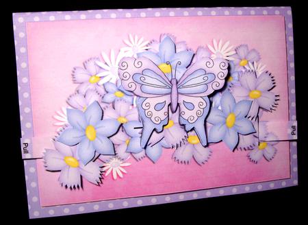 3D Fluttery Butterfly Animated Moveable Decoupage Card Kit - CUP224523 ...