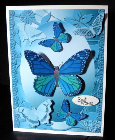 Pretty Flutter Quick Card - CUP309498_1056 | Craftsuprint