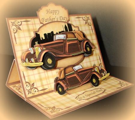Vintage Copper Car Old But Classic! Easel Card Kit - CUP313687_68 ...