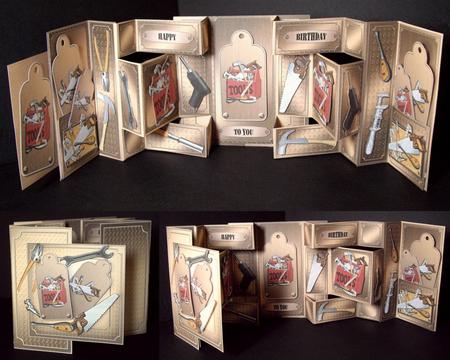 3D DIY Tools Double Tri Shutter Card Kit - CUP347086_359 | Craftsuprint