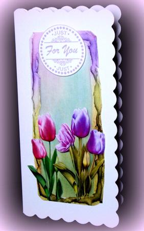 Three Beautiful Tulip Toppers - CUP376805_1398 | Craftsuprint