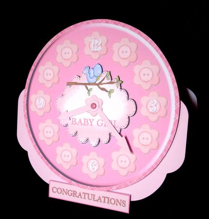 Baby Birth Clocks - CUP108775_108 | Craftsuprint