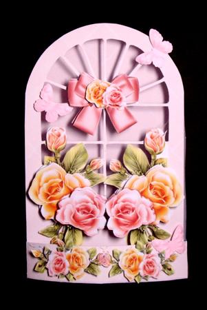 3D Flower Window Box Card & Box - CUP391551_596 | Craftsuprint