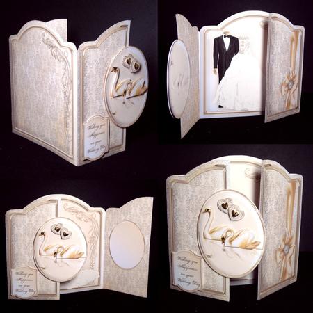 Your Wedding Gatefold Card Kit - CUP413905_1648 | Craftsuprint