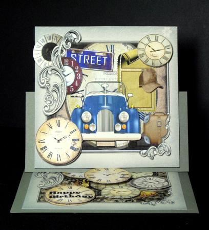 Vintage Clocks Male Cards - CUP450601_936 | Craftsuprint